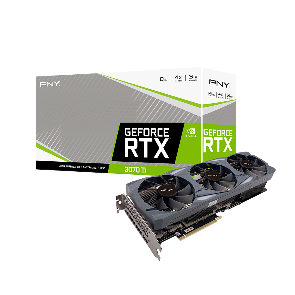 PNY NVIDIA GeForce RTX 3070Ti 8GB UPRISING Triple Fan | AMT Electronics
